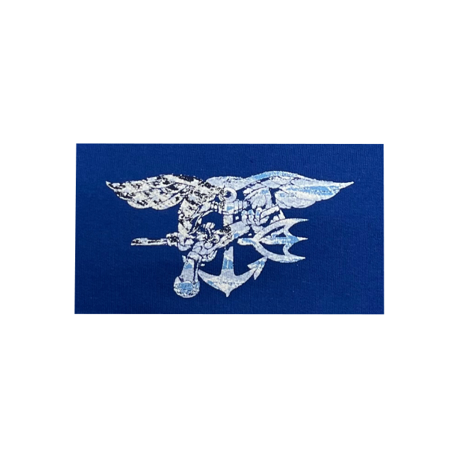 Toddler Trident American Flag Royal Crewneck Sweatshirt – UDT-SEAL Store