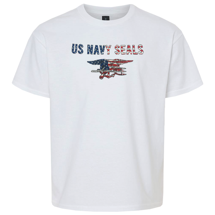 Toddler US NAVY SEALS Trident Flag T-shirt – UDT-SEAL Store