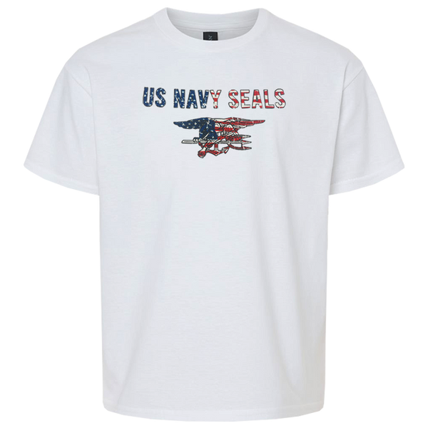 Toddler US NAVY SEALS Trident Flag T-shirt – UDT-SEAL Store