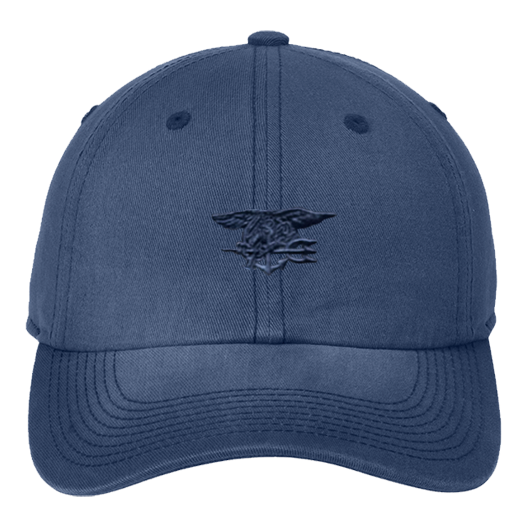 Trident Blue Cap with American Flag – UDT-SEAL Store