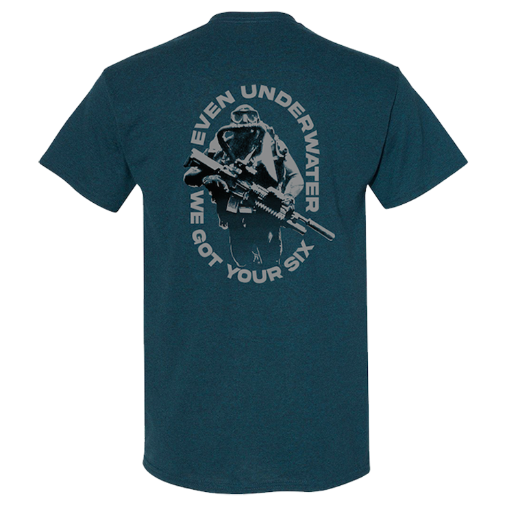 Even Underwater We Got Your Six T-shirt – UDT-SEAL Store