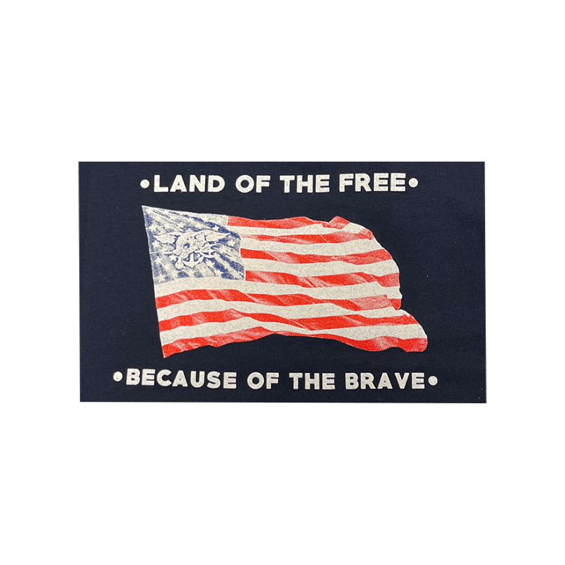 Toddler Trident Flag Land of the Free Crewneck Sweatshirt – UDT-SEAL Store