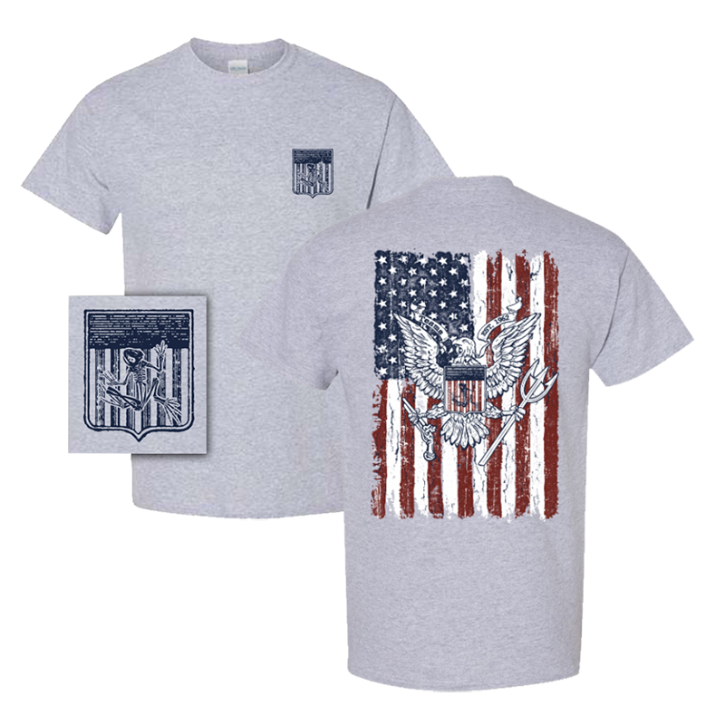 Bone Frog Presidential Flag T-shirt – UDT-SEAL Store