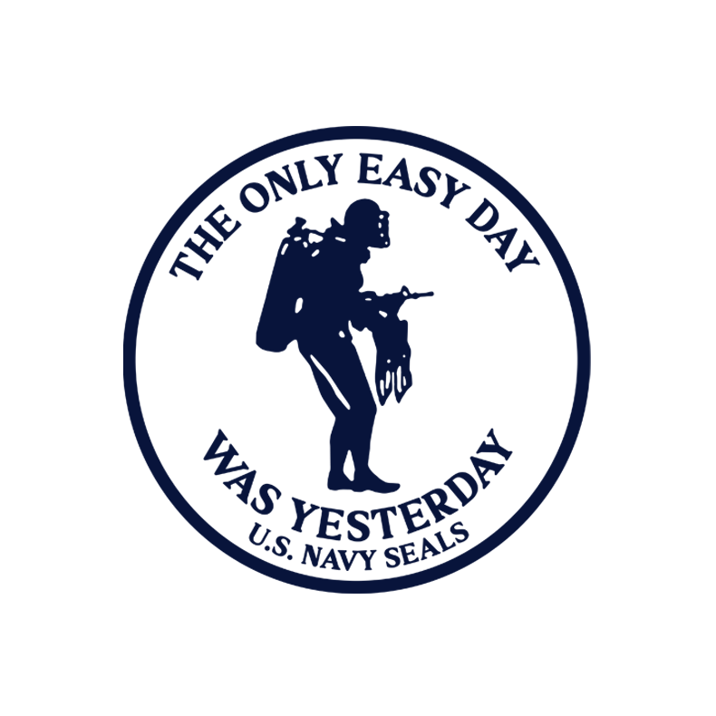 The Only Easy Day Was Yesterday Decal – UDT-SEAL Store