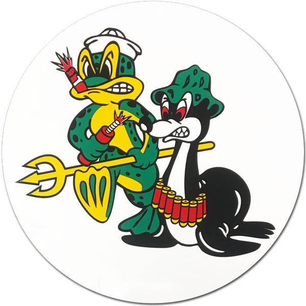 Freddy & Sammy Sticker Large – UDT-SEAL Store